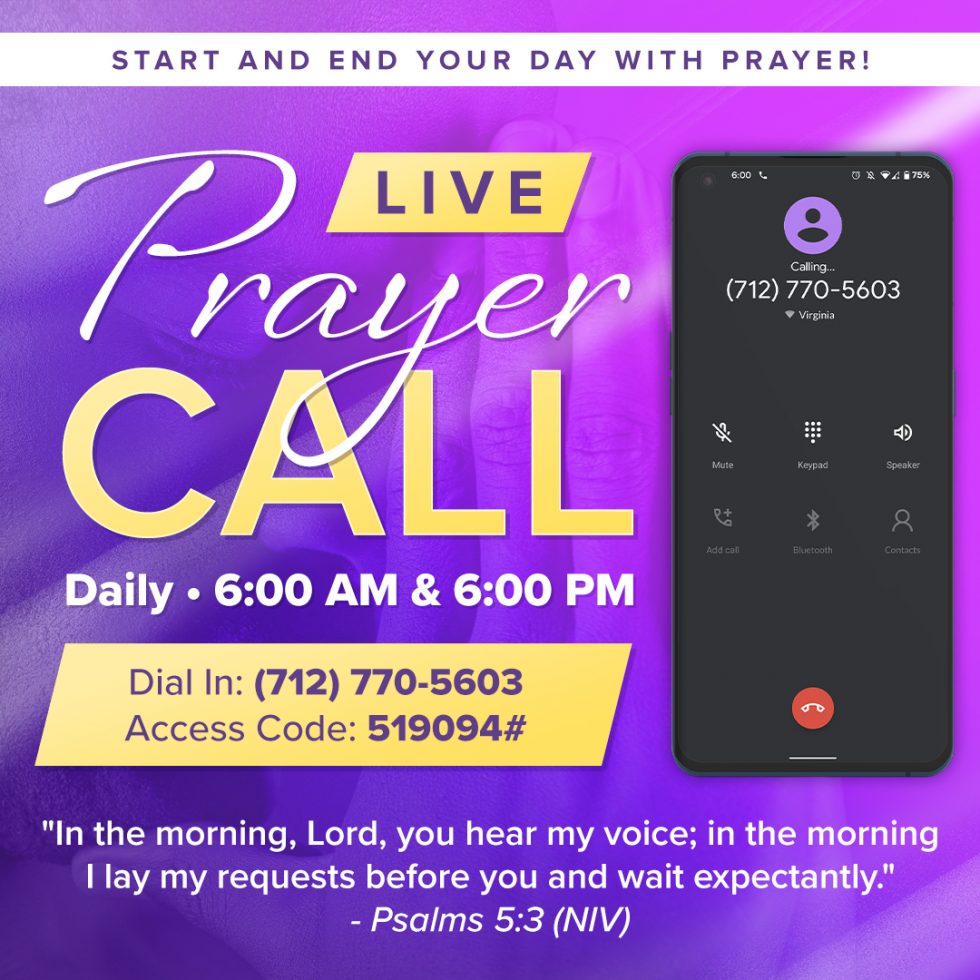Live Prayer Call - Mount Zion